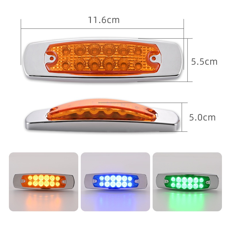 Truck Trailer Side Marker Lights LED truck turn signal light trailer ...