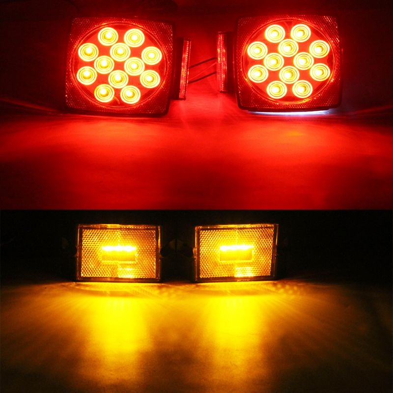 Truck Trailer Tail light square tail lamp Led trailer lights