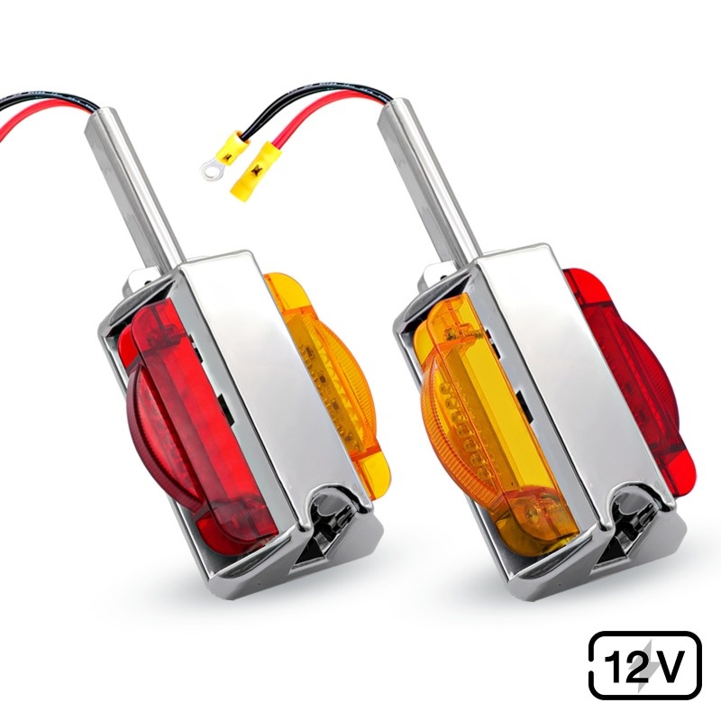 Double Face LED Fender Lights truck Fender lights LED Fender Pedestal ...