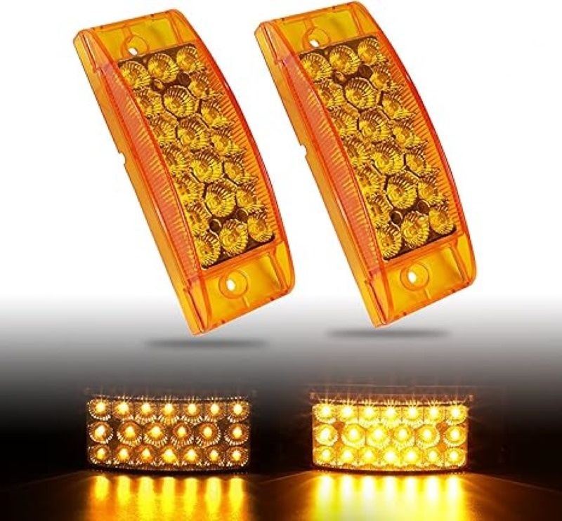 LED side clearance lights truck side marker light trailer turn sign ...