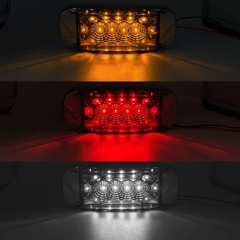 LED side clearance lights truck side marker light trailer turn sign ...