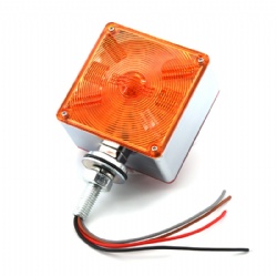 Square Double Face LED Fender truck Pedestal Lights trailer stop Turn ...