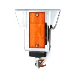 Square Double Face LED Fender Pedestal Lights stop Turn Signal light ...